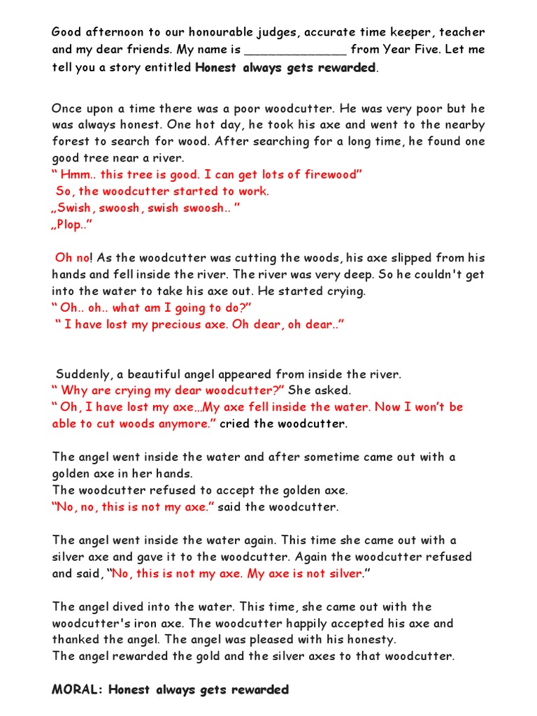 Year 5 Story | PDF | Nature