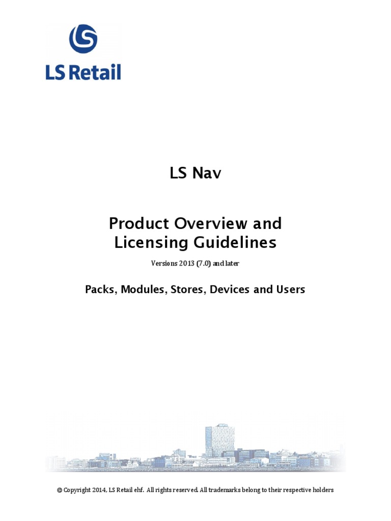 LS Nav - Product Overview and Licensing Guidelines | PDF | Microsoft ...