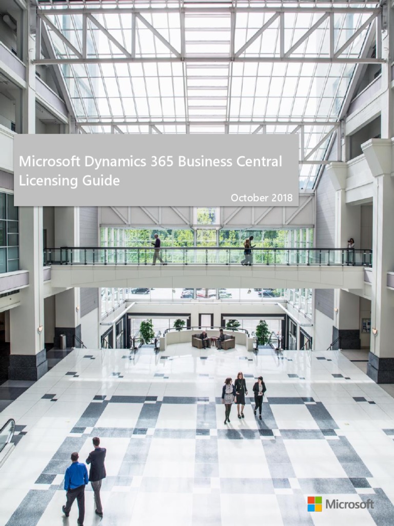 Dynamics365BusinessCentralLicensingGuide PDF | PDF | Subscription Business Model | Cloud Computing