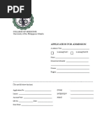 Dwu Non School Leaver Application Form | PDF | Science | Mathematics