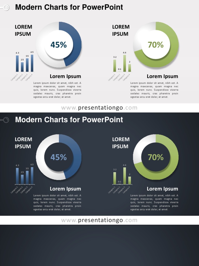 PowerPoint Chart Templates | PDF | Typography | Text