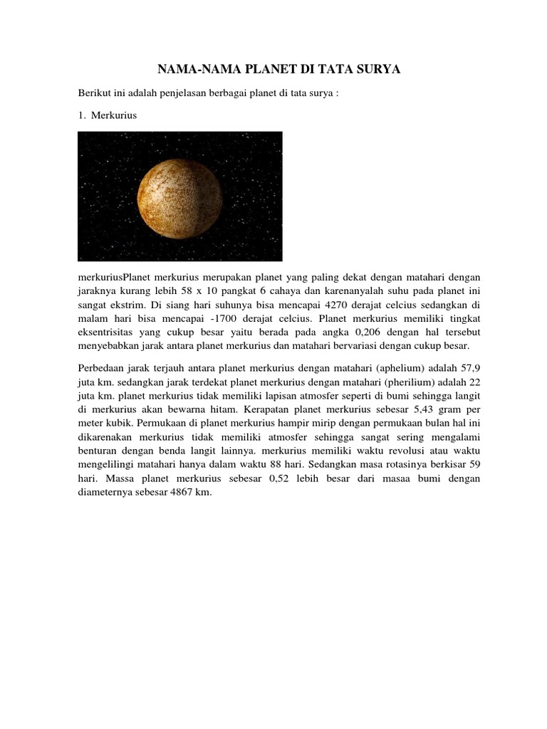 Planet | PDF