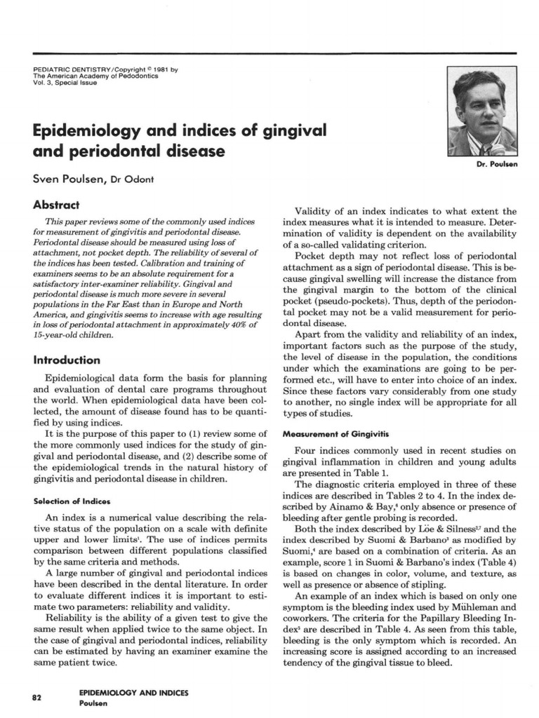 Gingival Index PDF | PDF | Periodontology | Oral Hygiene