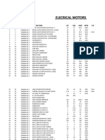 Comprehensive Motor Name List | PDF | Mechanical Engineering ...