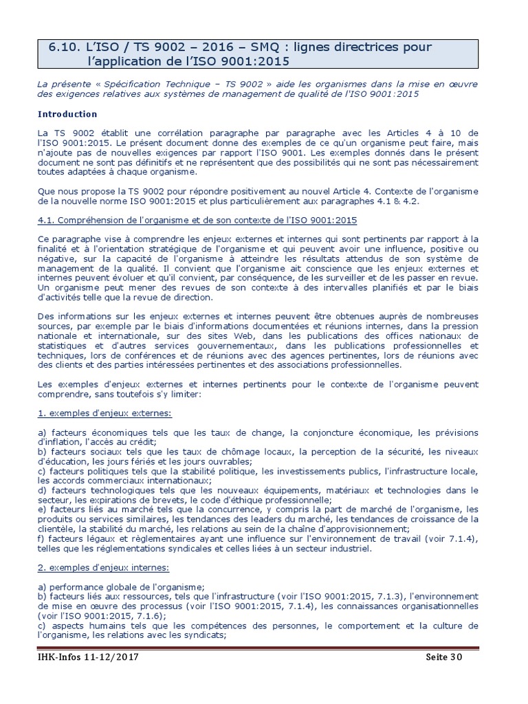 006 Iso 9001 2015 | PDF | Management de la qualité | Système de management de la qualité
