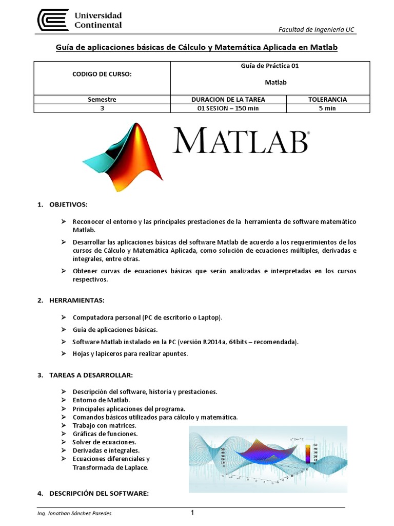 Guia Matlab | PDF | Matlab | Matriz (Matemáticas)