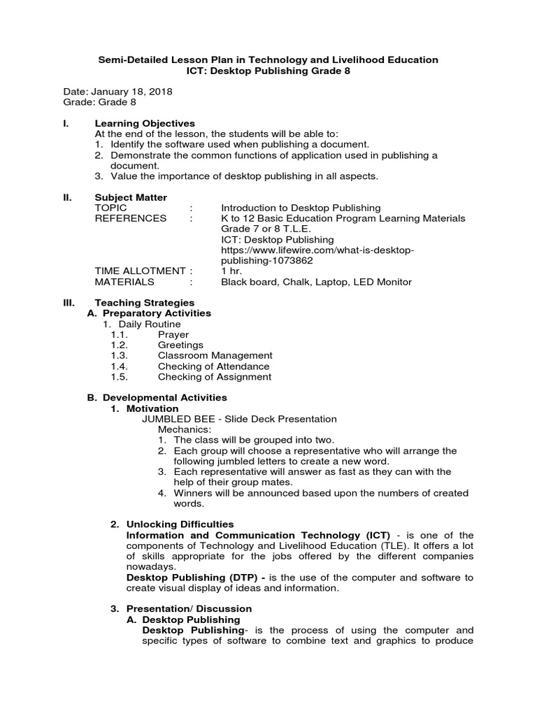 1.1 KPUP Desktop Publishing | PDF | Educational Technology | Publishing