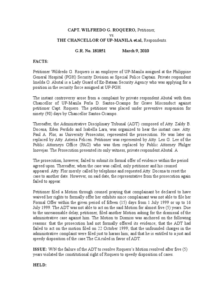 Legal Rights in Administrative Delays | PDF | Prosecutor | Criminal Justice