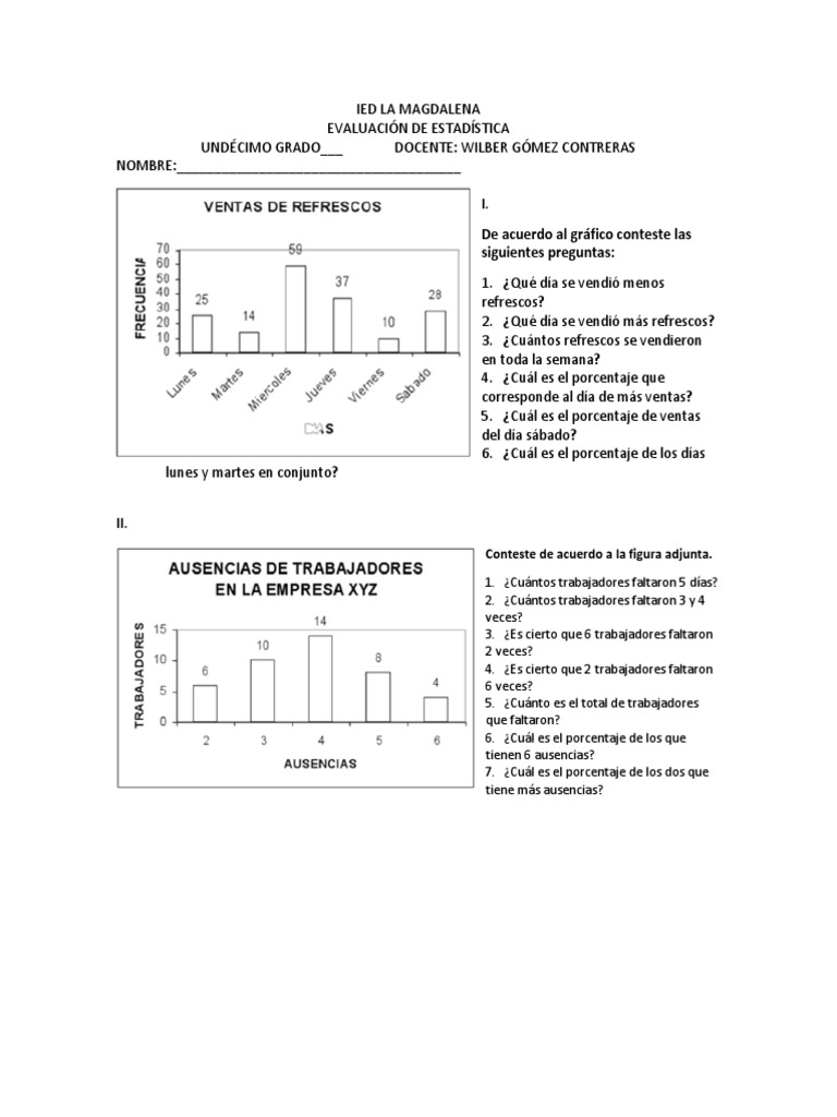 Quiz Analisis de Graficas | PDF | Estudiantes | Educación avanzada