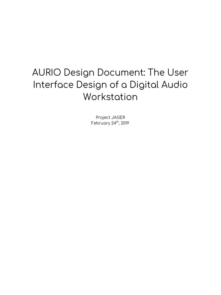 AURIO Design Document | PDF | Button (Computing) | Menu (Computing)
