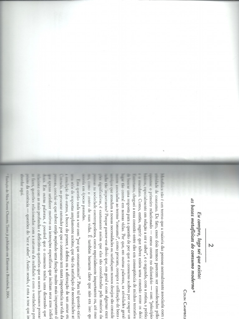 Eu Compro, Logo Existo. | PDF