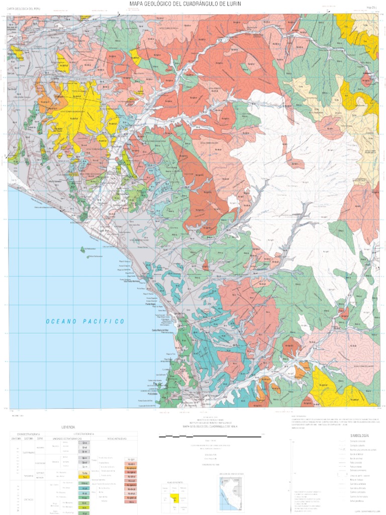 Mapa Geologico Lurin PDF | PDF
