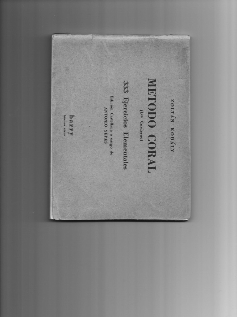 333 Ejercicios Kodaly | PDF