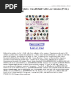 La Magia de Las Piedras y Cuarzos | PDF | Cuarzo | Agua