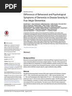 Criteria For Behavioural Variant FTD | PDF | Human Diseases And ...