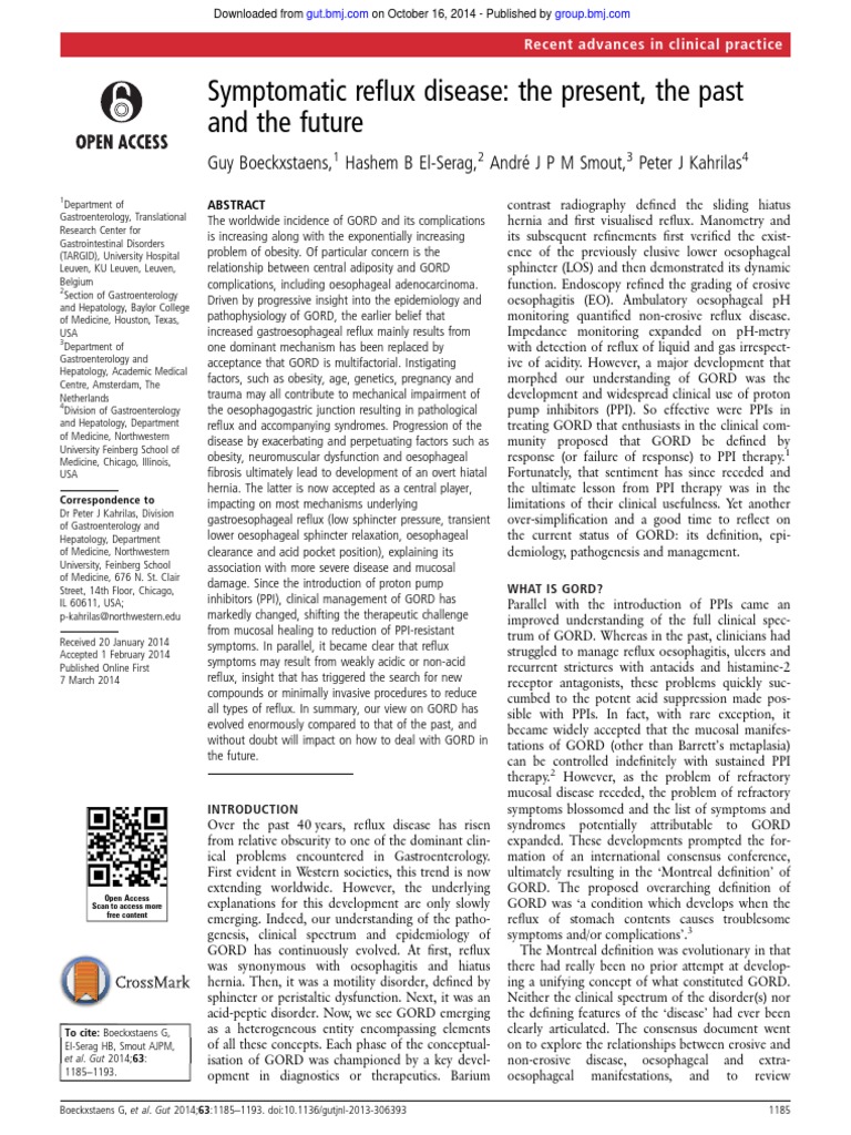 Revision RGE | PDF | Gastroesophageal Reflux Disease | Bariatric Surgery