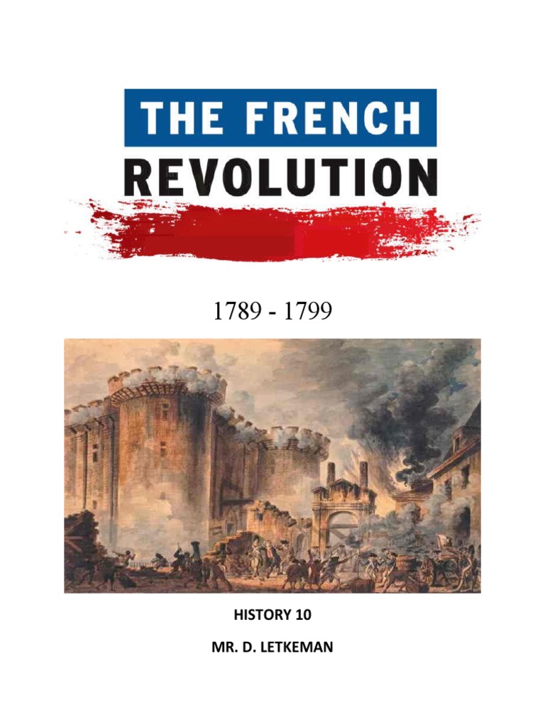 French Revolution Project Cover Page | PDF