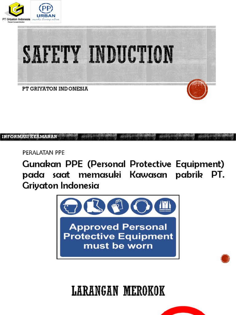 Safety Induction | PDF