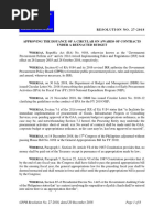 sample-BAC Resolution | PDF | Procurement | Government