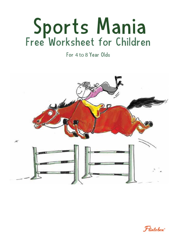 4 8 Sports Mania Free Worksheets 2018 PDF | PDF | Creativity ...