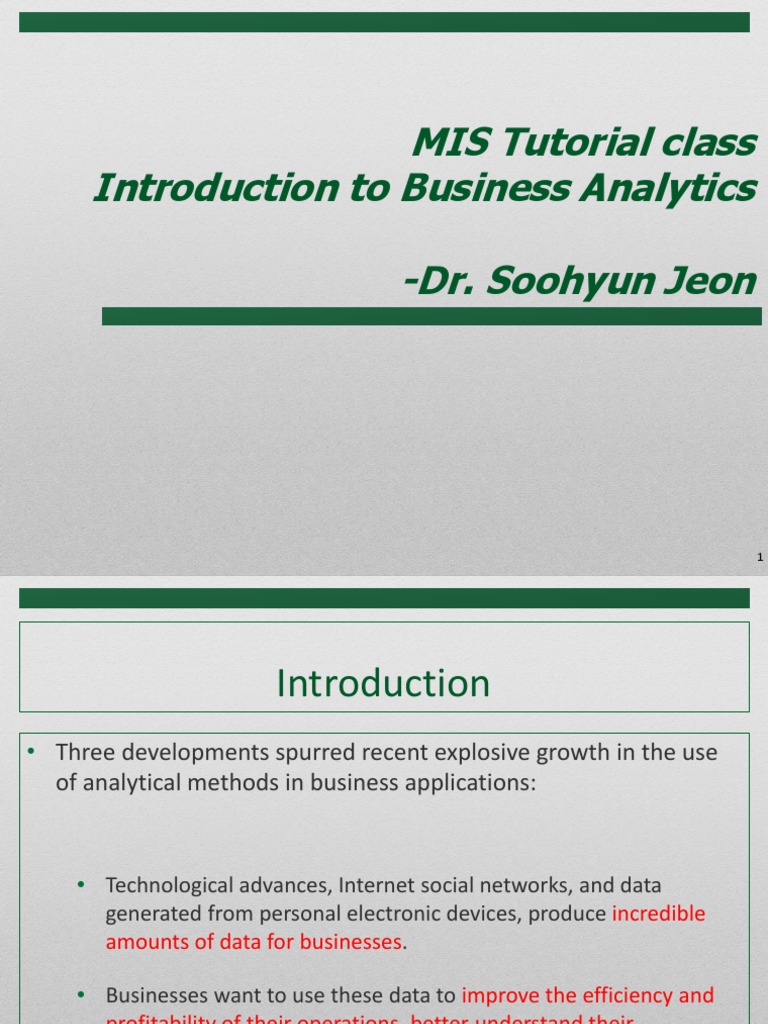 Module 1 Tutorial | PDF | Analytics | Computer Simulation