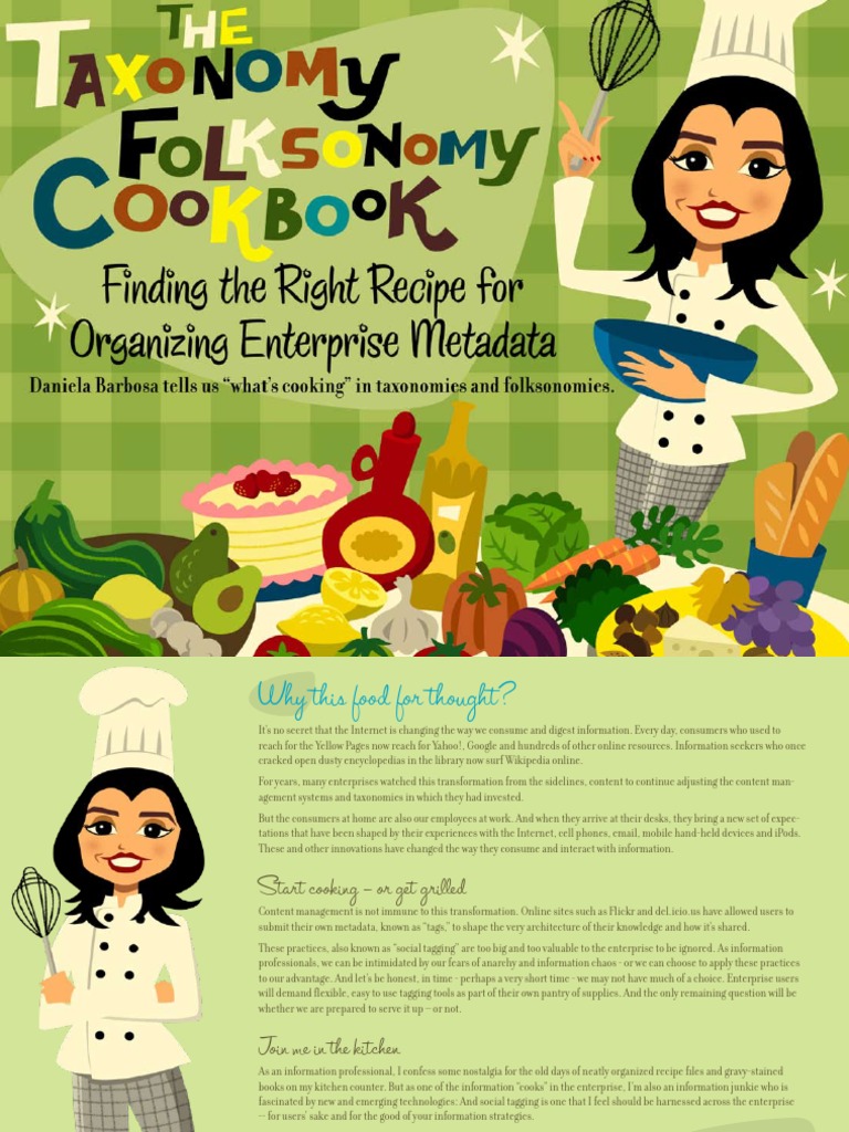 The Taxonomy Folksonomy Cookbook: Finding The Right Recipe For ...