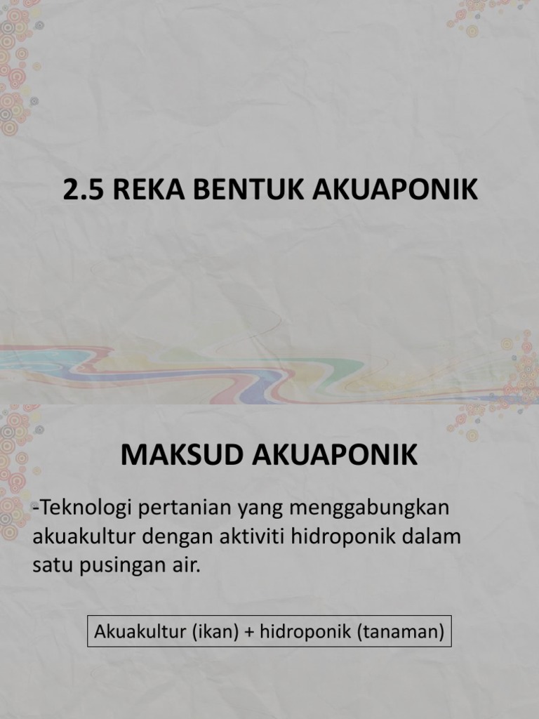 RBT Tingkatan 2 Akuaponik | PDF