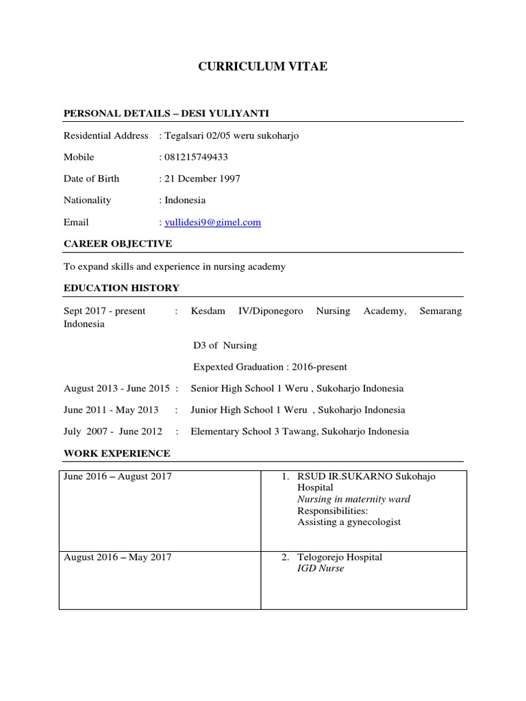 CV Desi | PDF