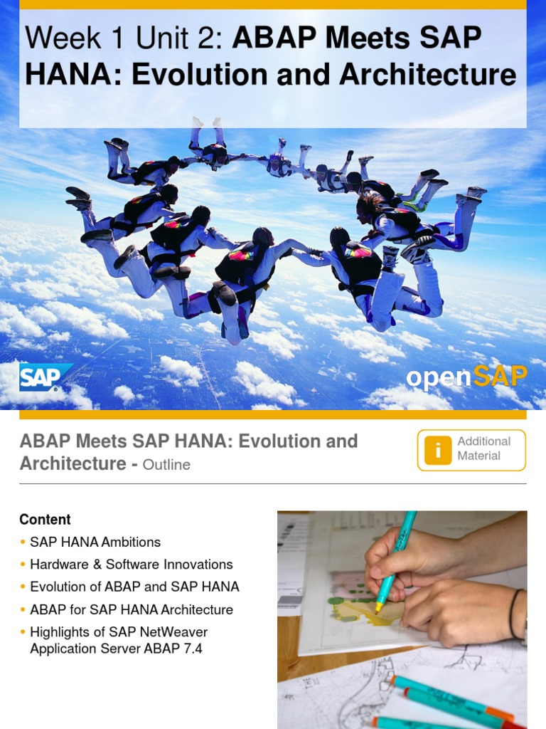 HANA: Evolution and Architecture: Week 1 Unit 2: ABAP Meets SAP | PDF