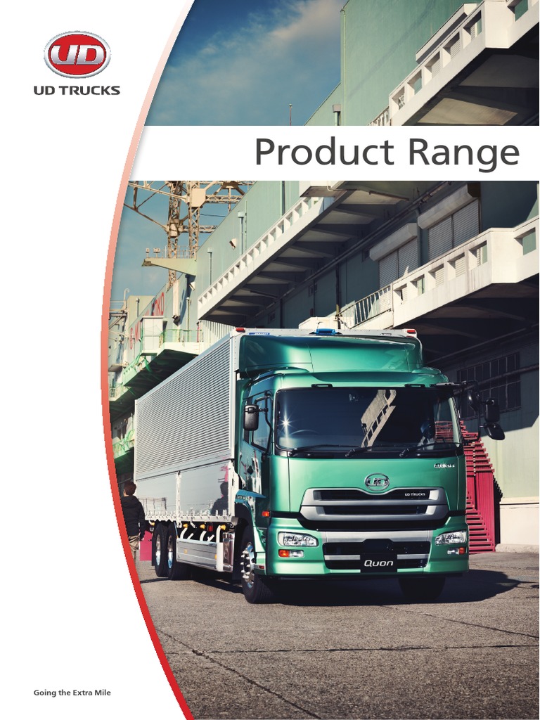 UD Trucks Range Brochure July 2015 | PDF | Transmission (Mechanics ...
