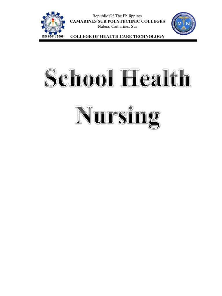 School Health Nursing | PDF | Health Care | Nursing