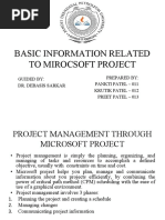 MS Project Sample | PDF | Project Management | Software