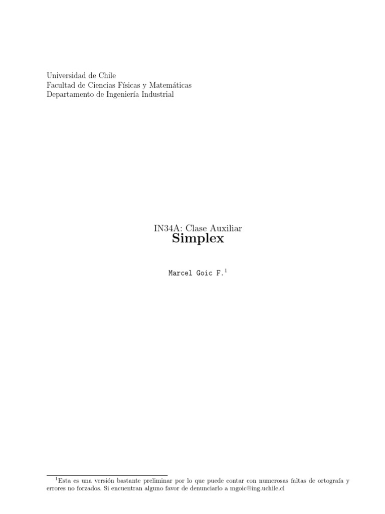 Metodo Simplex | PDF