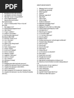 Fast Talk/gong/how Well... Questions (Final) | PDF