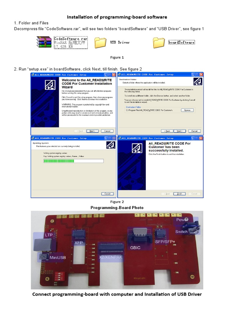 Installation of Programming-Board Software | PDF | Device Driver | Computer File