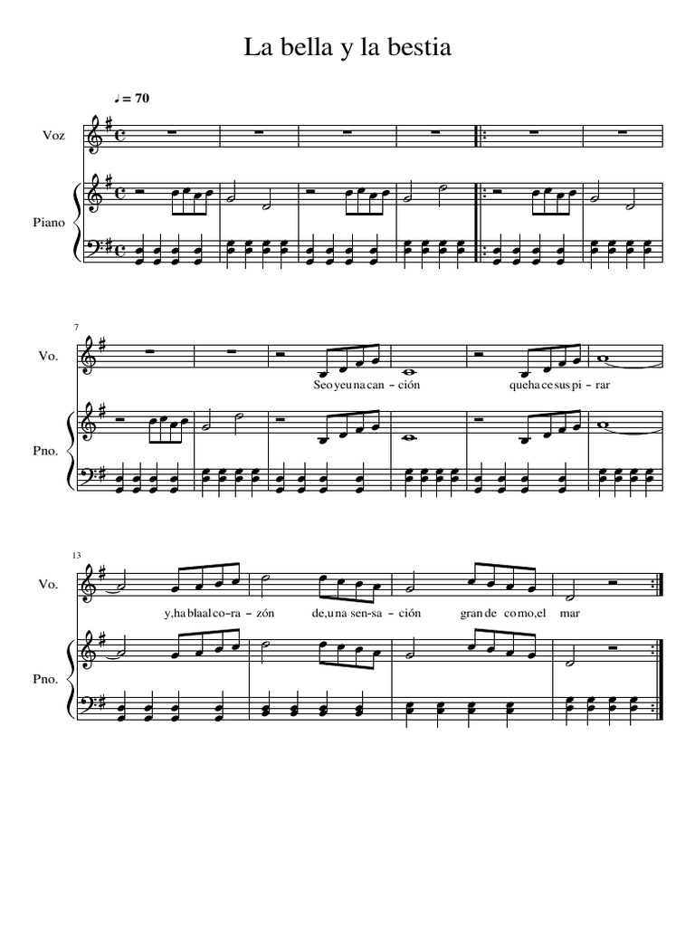 La Bella y La Bestia Completa | PDF