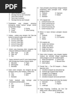 Contoh Soal Sistem Komputer Pilihan Ganda Beserta Jawabannya | PDF