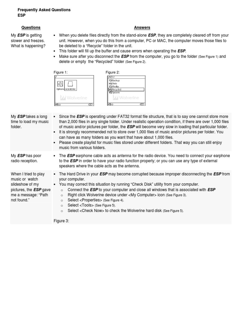 Figure 1: Figure 2:: Frequently Asked Questions ESP | PDF | Computer ...