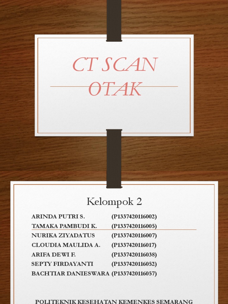 CT Scan Otak | PDF