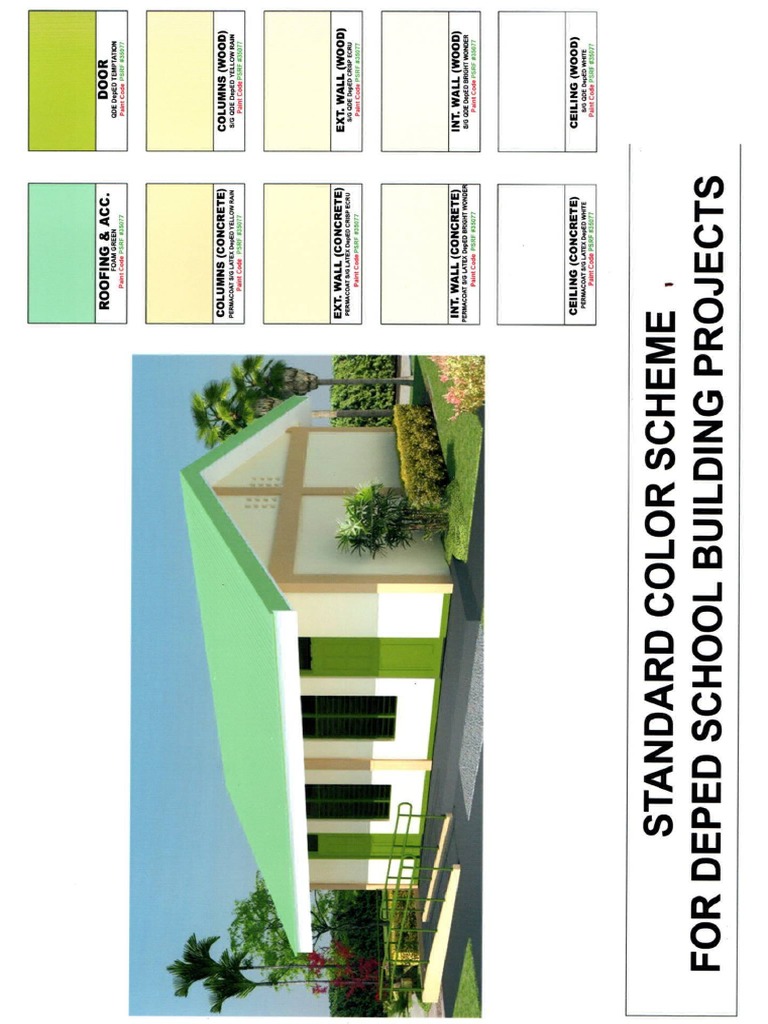 Deped Color Scheme School Buildings | PDF