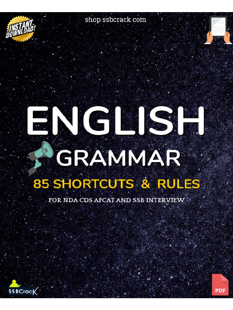 Essential English Grammar Shortcut Rules for Competitive Exams | PDF ...