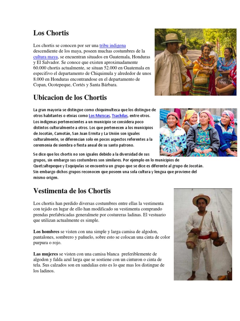 Chorti | PDF | Idiomas | Ropa