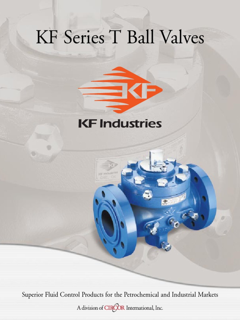 KF Series Ball Valve PDF | PDF | Valve | Pipe (Fluid Conveyance)