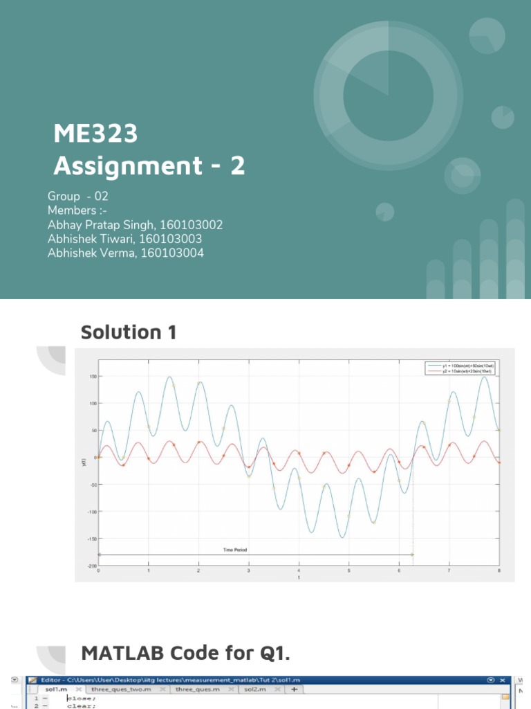 Tutorial 2 ME323 Group 2 | PDF