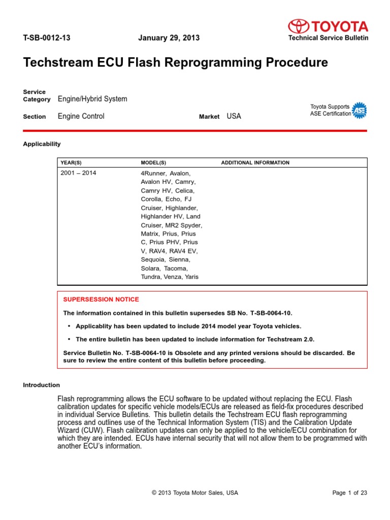 UQPJp5Lwba Ecu Flashing PDF | PDF | Toyota | Vehicle Technology