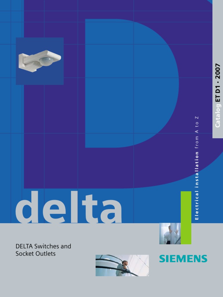 Delta: DELTA Switches and Socket Outlets | PDF | Automation ...