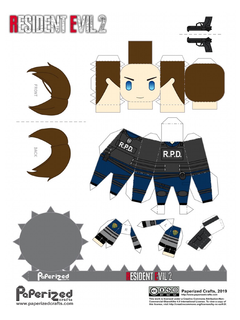 Resident Evil 2 - Leon Papercraft