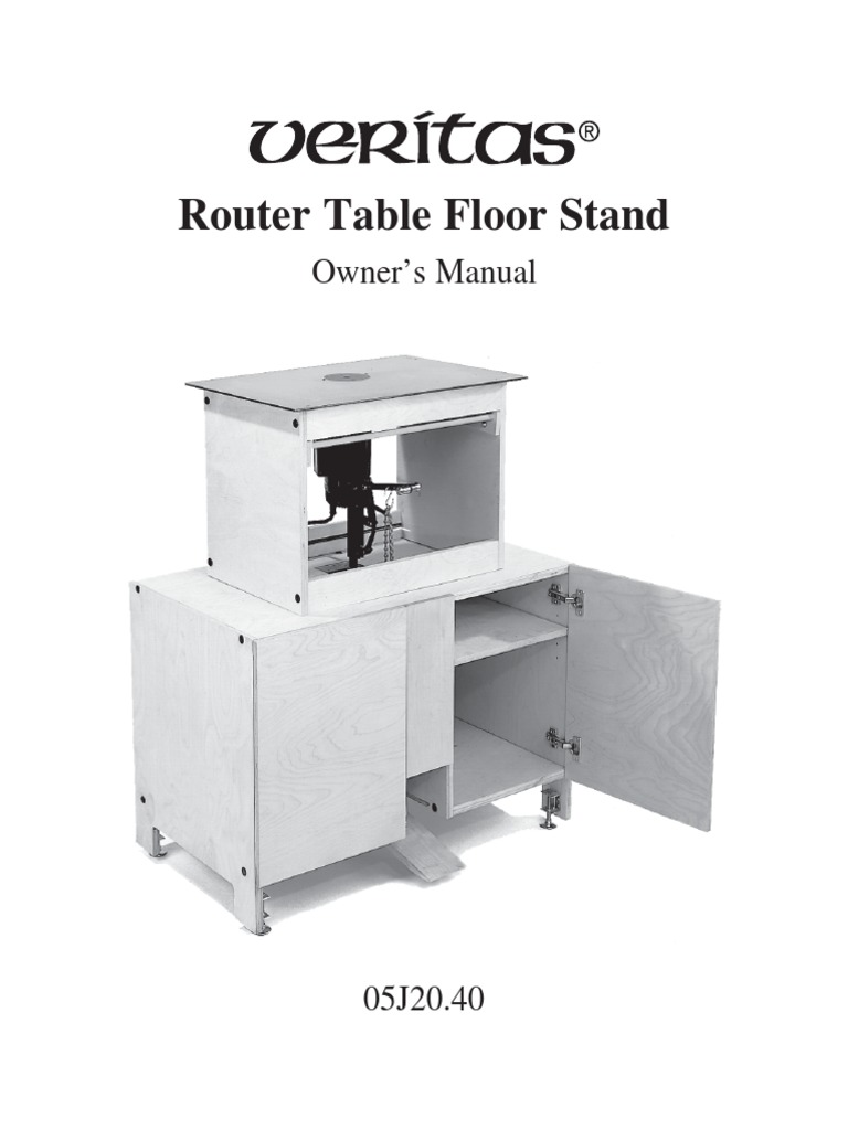 Veritas Router Table Assembly Instructions | PDF | Cabinetry | Screw