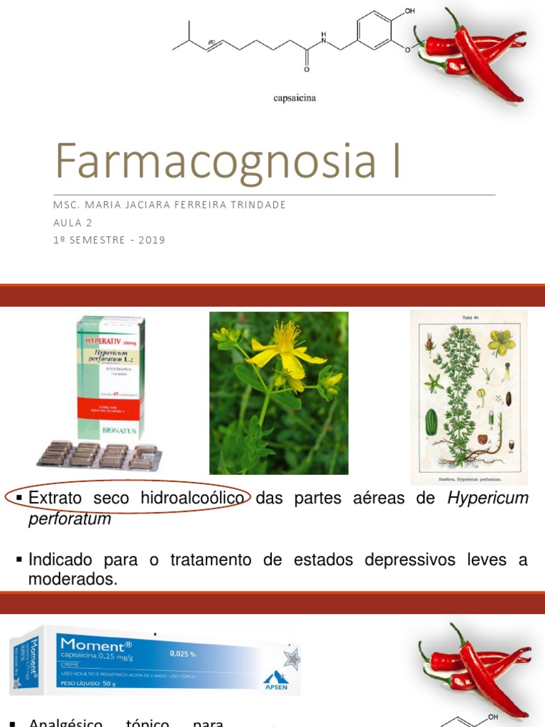 Aula 2. Farmacognosia I | PDF | Fitoterapia | Biodiversidade