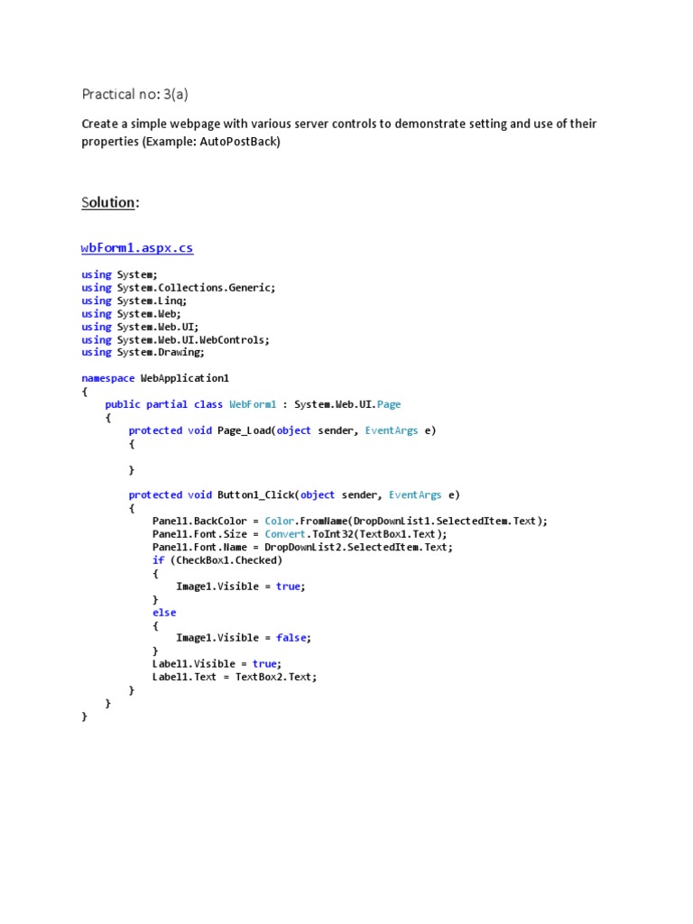 Practical No: 3 (A) | Download Free PDF | Web Page | Cyberspace